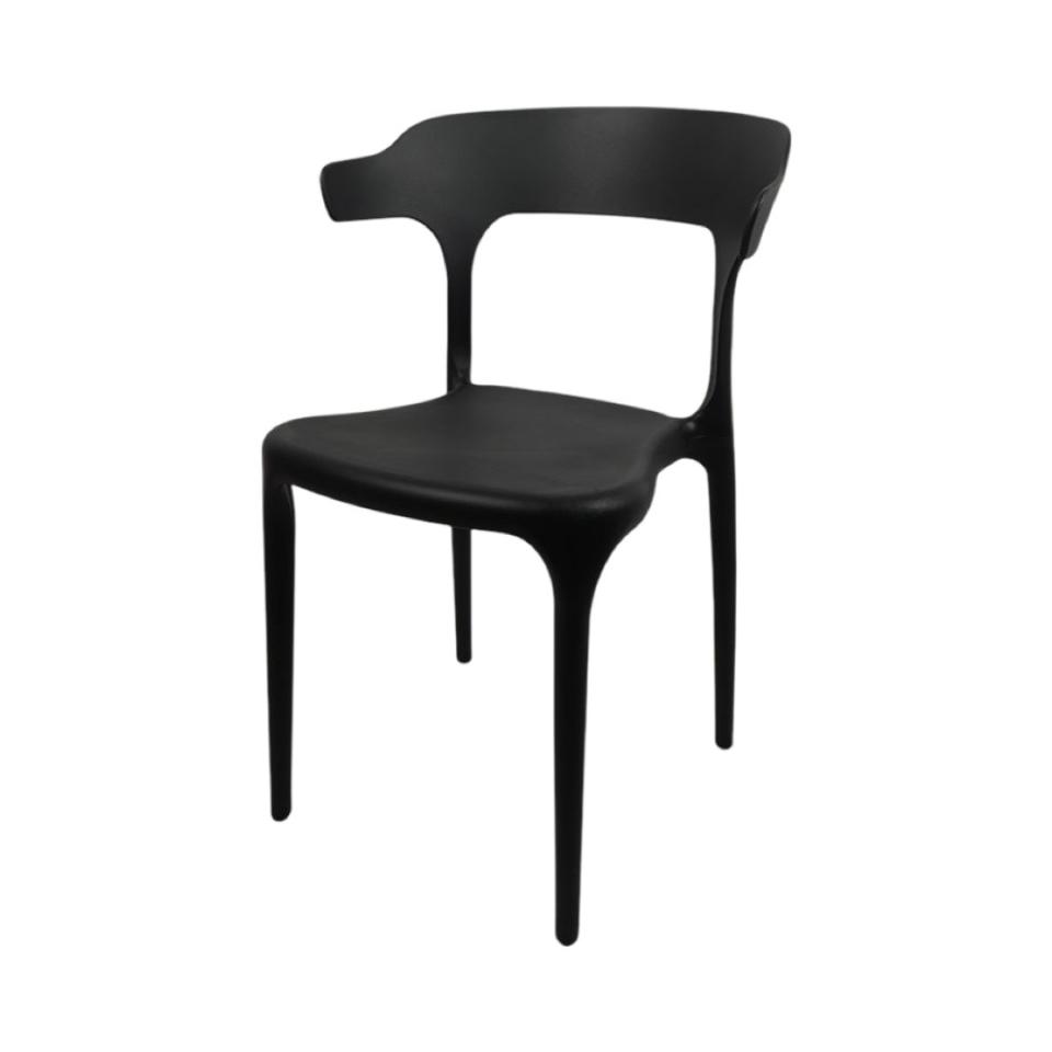 CH-131 | KELLY CHAIR BLACK – Divine Furniture Rental